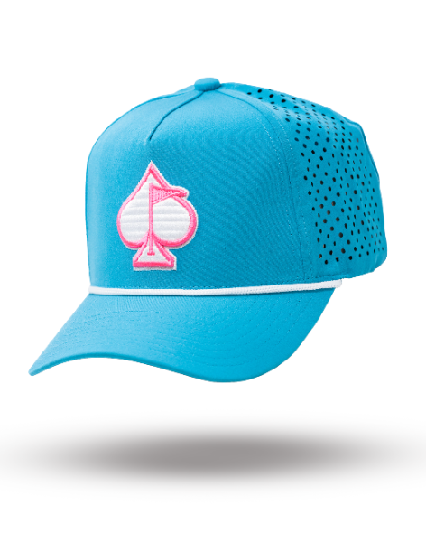 Perforated Rope Hat - Baby Blue – FirePits.Store