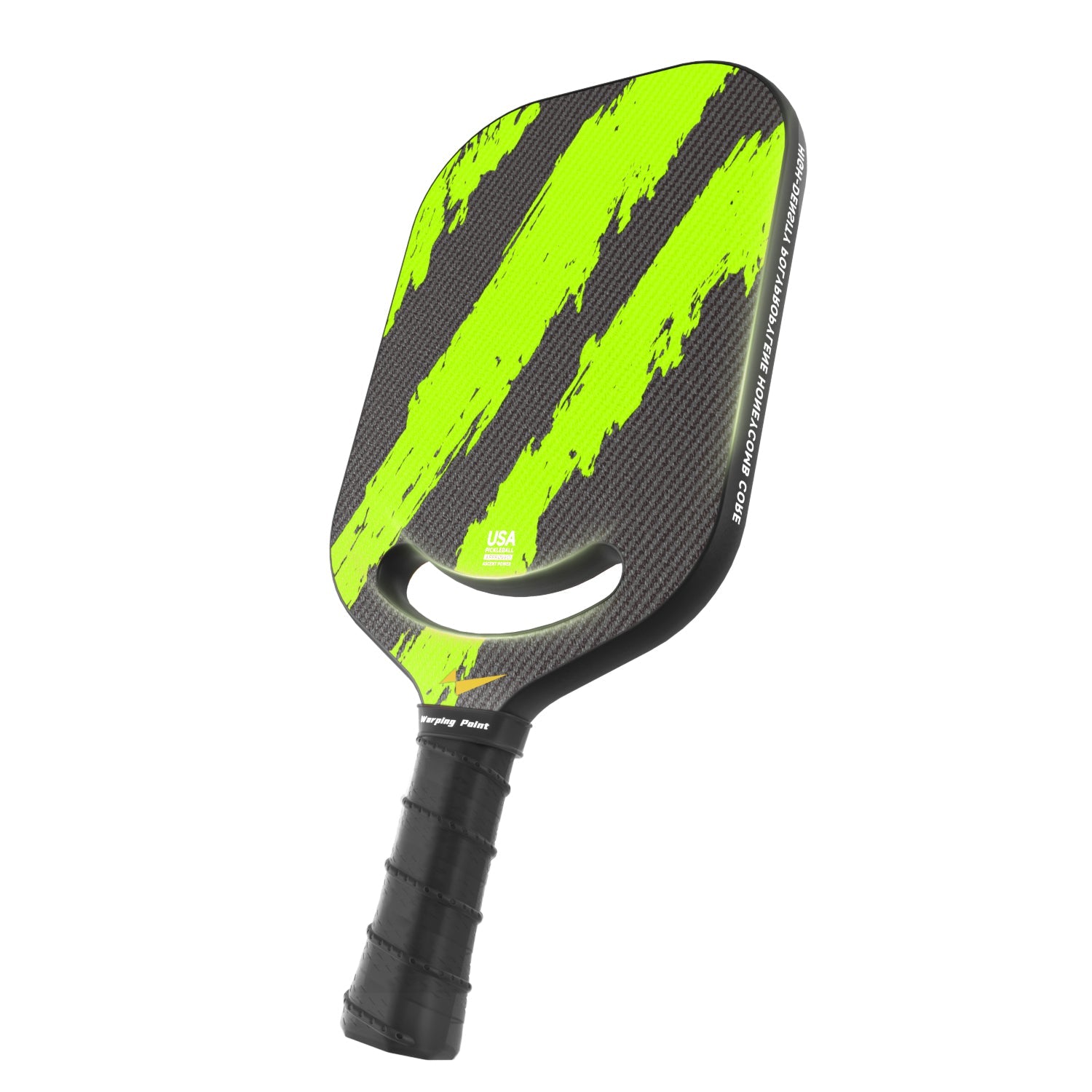 Ascent Control Green Pickleball Paddle 16mm and 20mm Carbon Fiber Buil ...